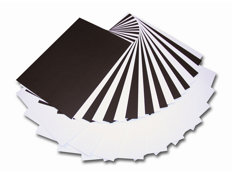 Black Card 21cm x 30cm 230gsm – 16 Sheets - Colourcraft Colours ...